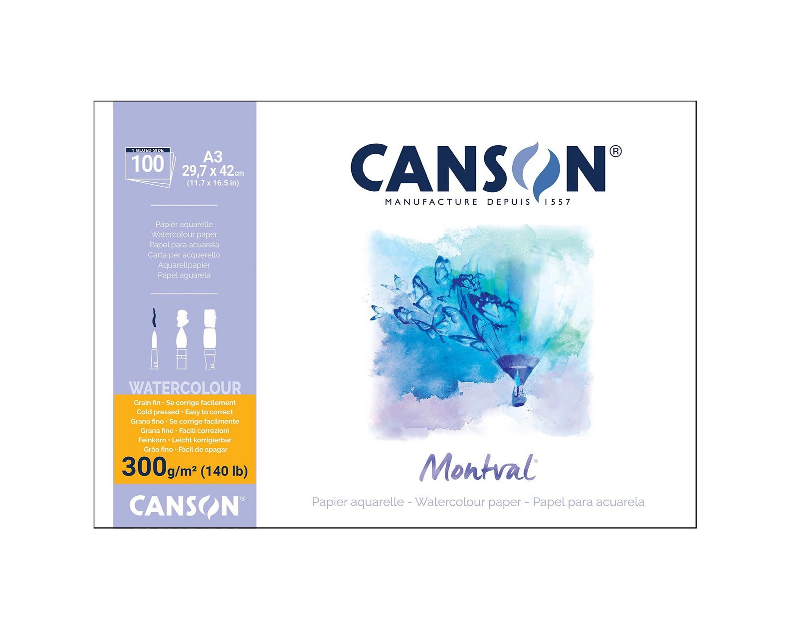 Canson Montval Watercolour Paper Pads 300gsm