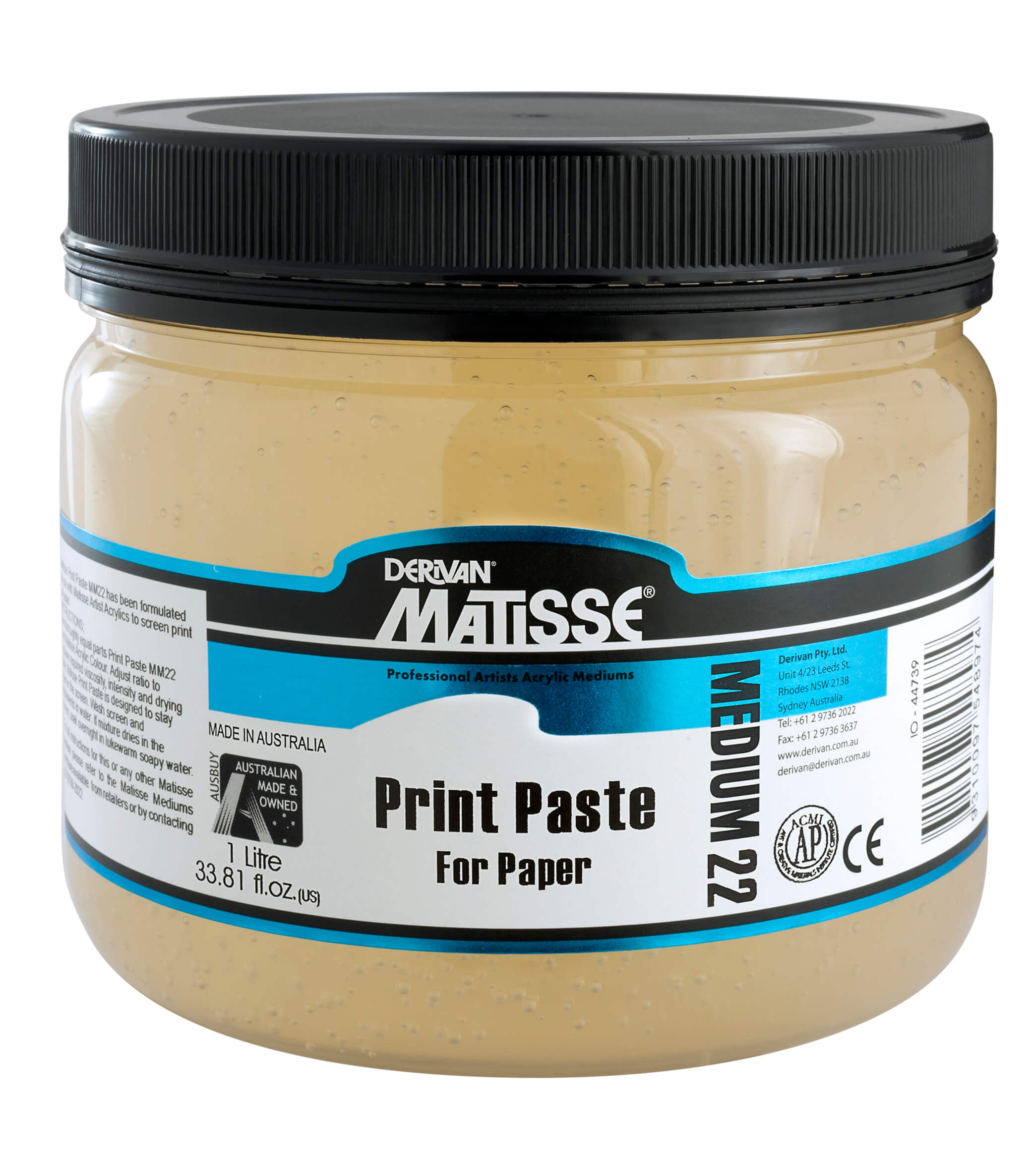 Matisse Acrylic Medium MM22 Print Paste